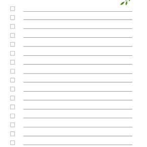 Printable to Do List, Printable Task List, Instant Download A4 Print at ...