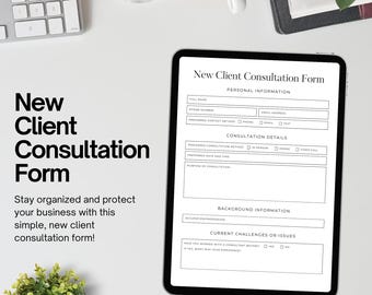 Business Consultation Form Template | Editable Business Agreement PDF ...