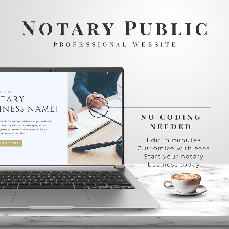 Notary Mini Business Bundle | Canva Templates for Notaries | Editable ...