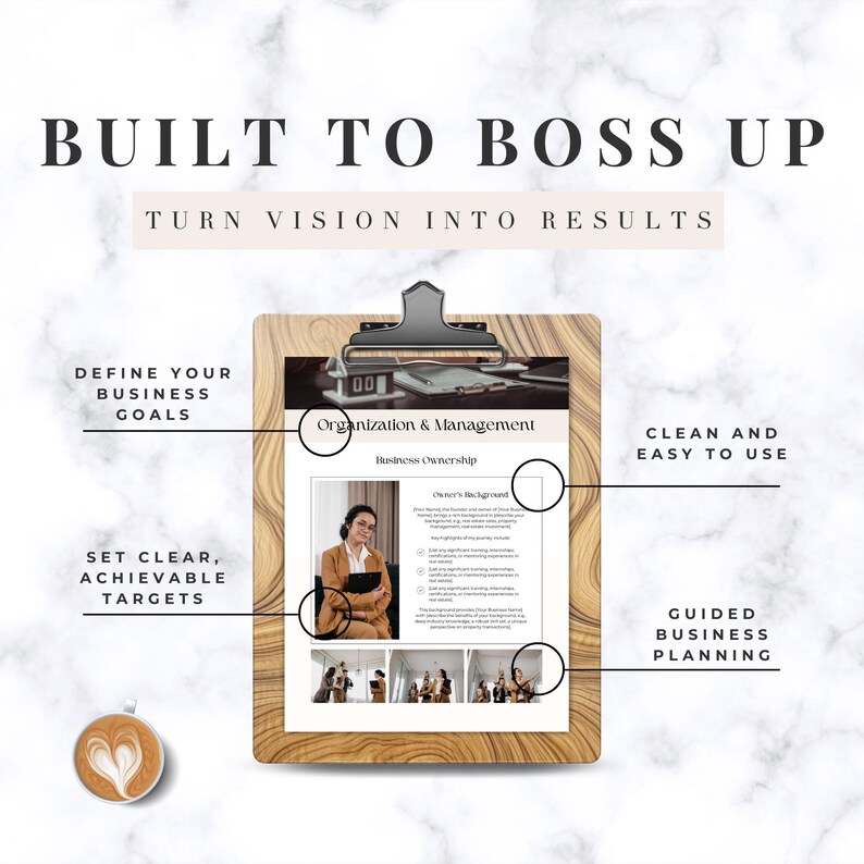 Real Estate Agent Plan Template | Editable Canva Planner for Realtors ...