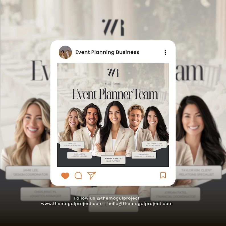 Event Planner Instagram Templates: 30 Editable Social Media Posts ...
