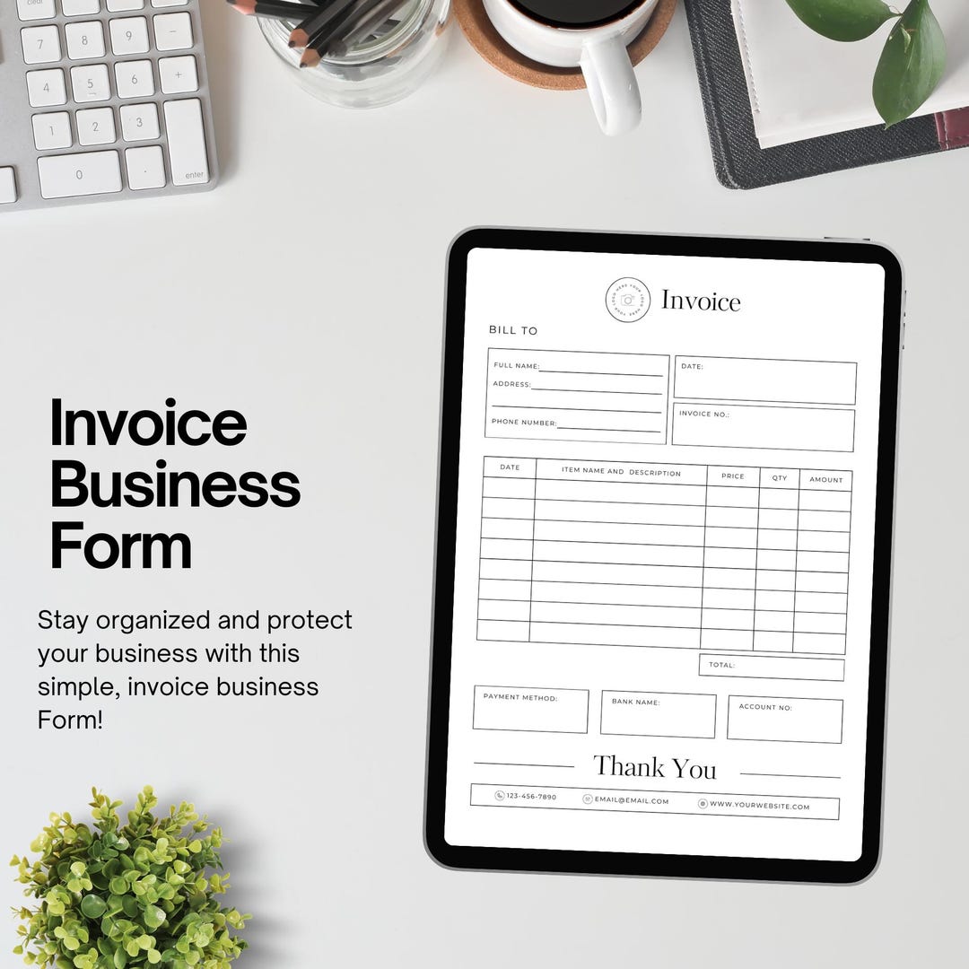 Invoice Business Form Template | Editable Business Agreement PDF ...
