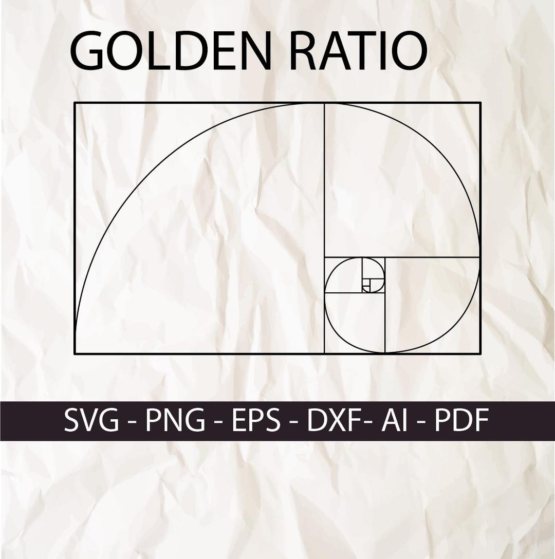 Vector Golden Ratio Digital | File Golden Ratio | Svg Pdf Eps Ai Dxf ...