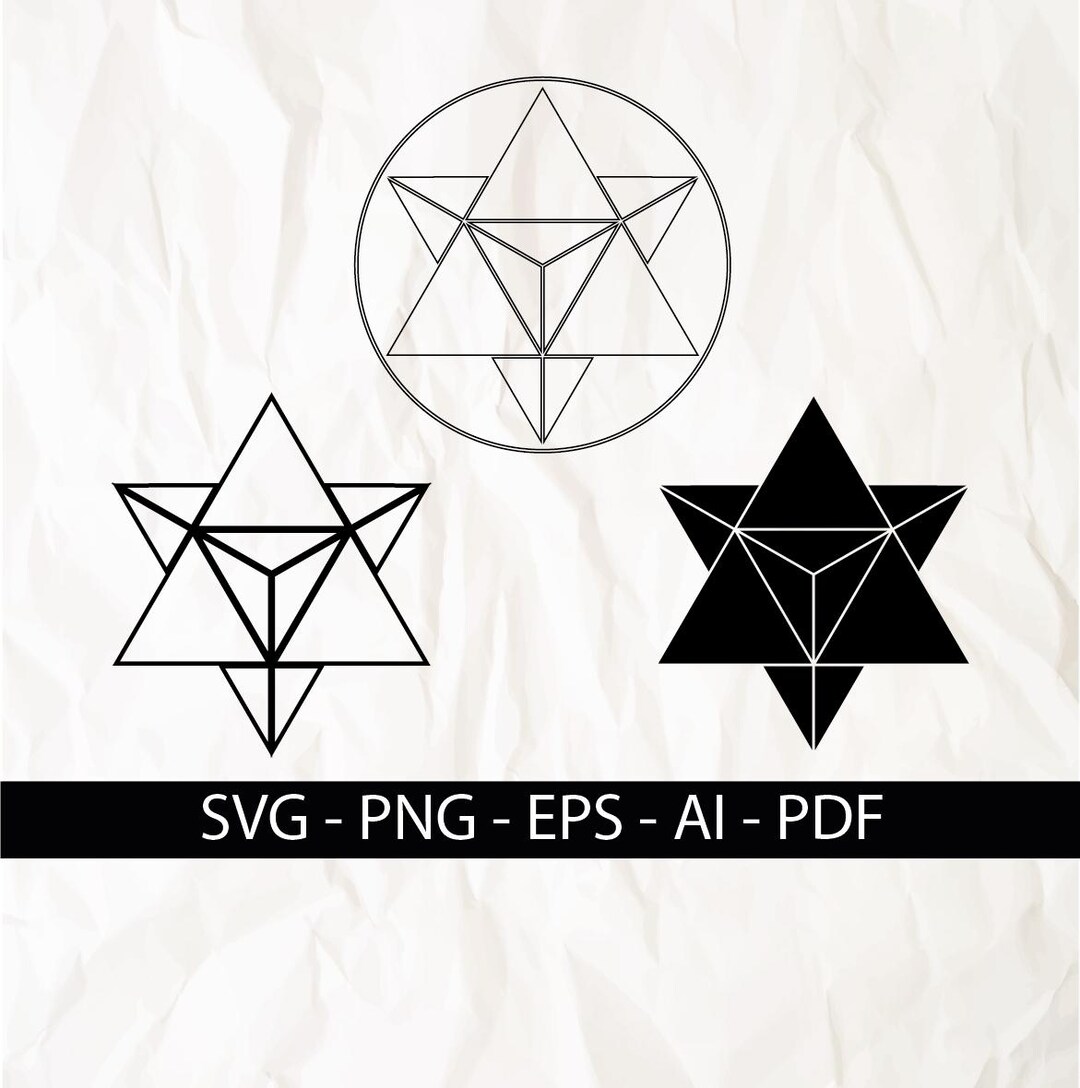 Vector Merkaba Cube Sacred Geometry Digital | File Sacred Geometry ...