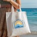 Sunrise Vibes Tote Bag, Eco-friendly Shopping Bag, Beach Tote, Gift for ...