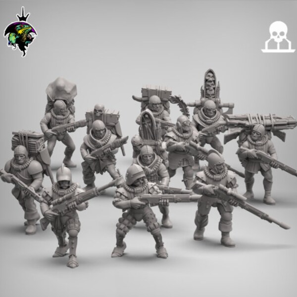 28mm Miniatures Sci Fi - Etsy