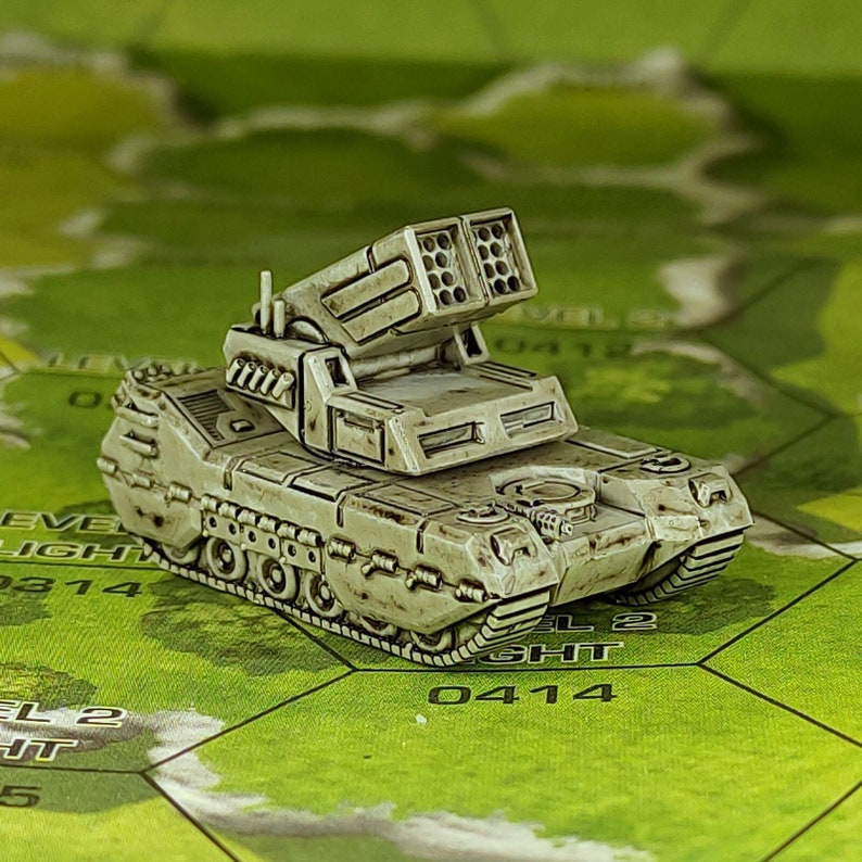 6mm 1:285 Scale Sci Fi Tank Hunterjp Mlrs 5 Miniatures for - Etsy