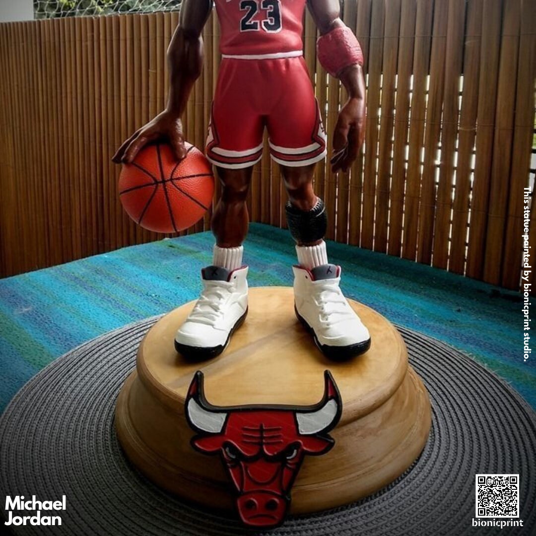 Michael Jordan Chibi Figura / Decoración de habitación 3D - Etsy España