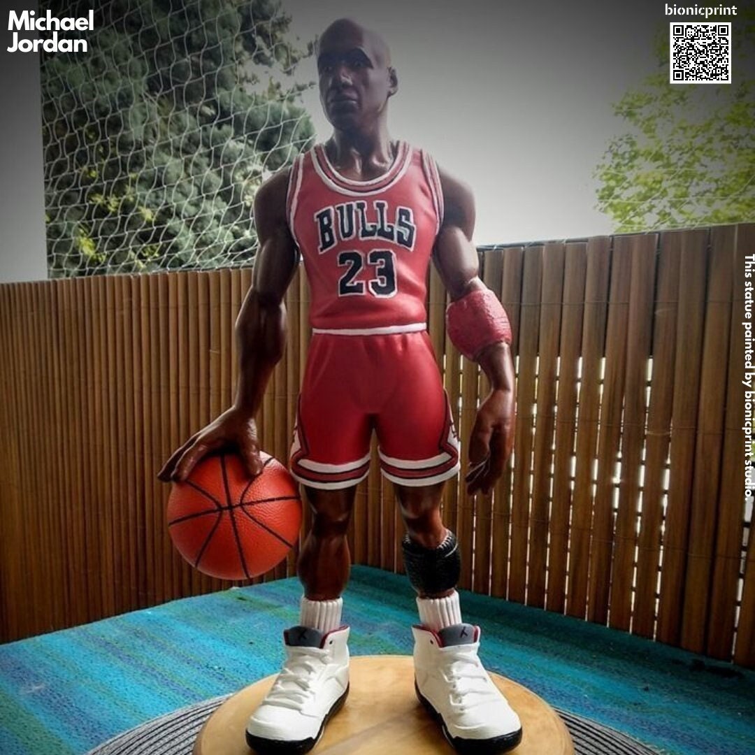 Michael Jordan Chibi Figura / Decoración de habitación 3D - Etsy España