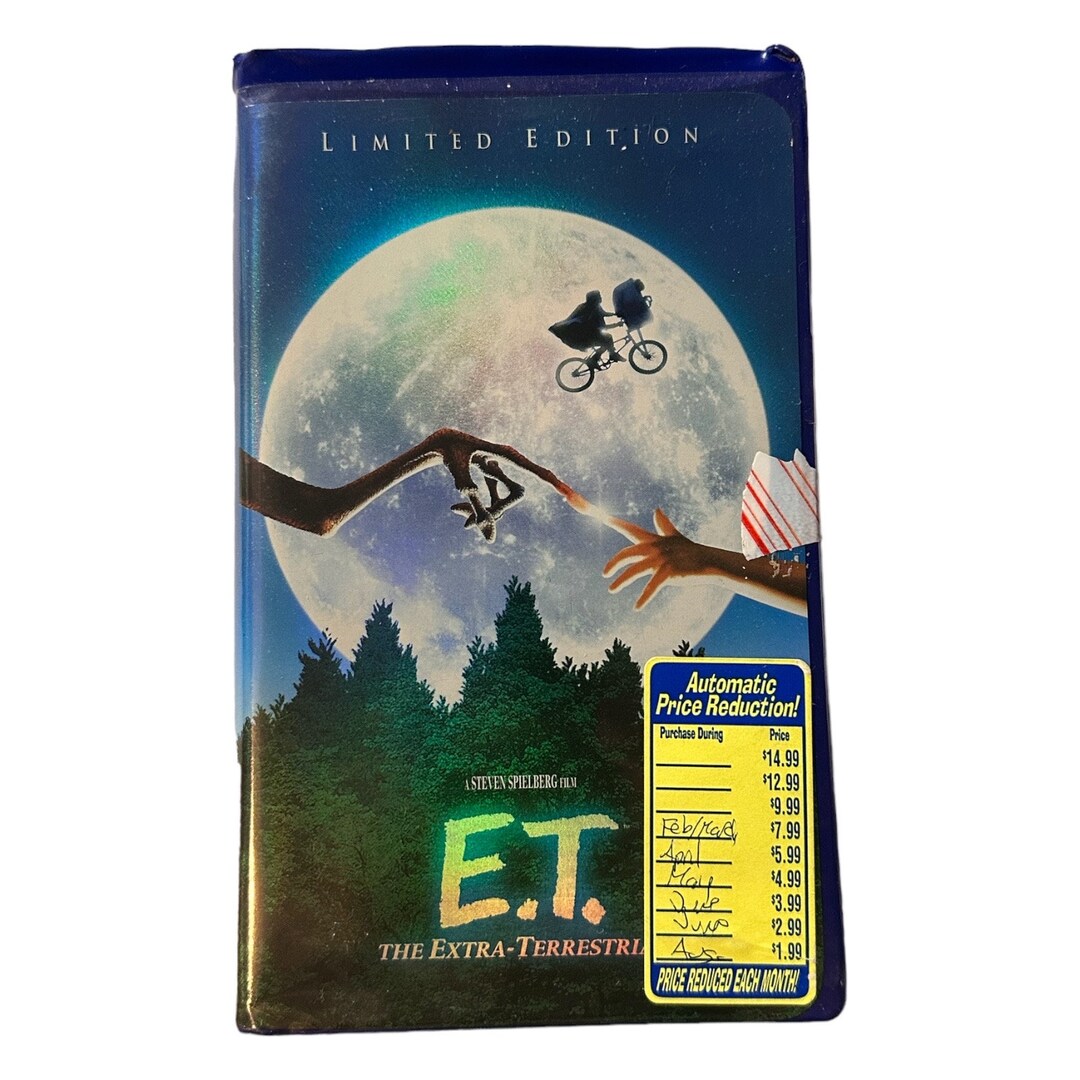 E.T. Clamshell Case VHS Tape - Etsy