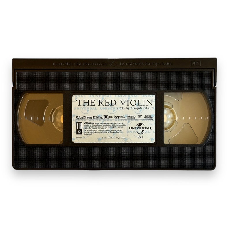 The Red Violin VHS Tape - Etsy