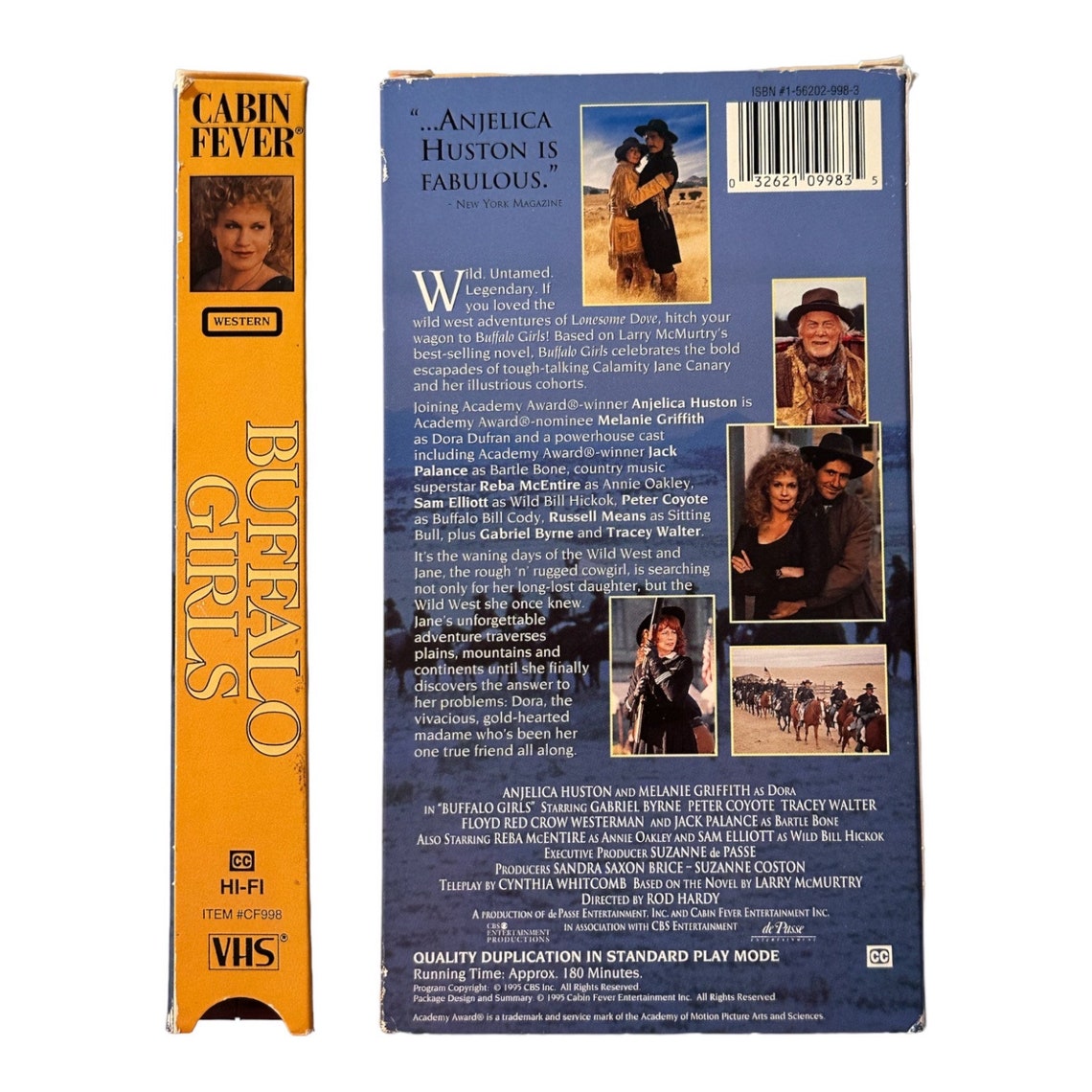 Buffalo Girls VHS Tape - Etsy