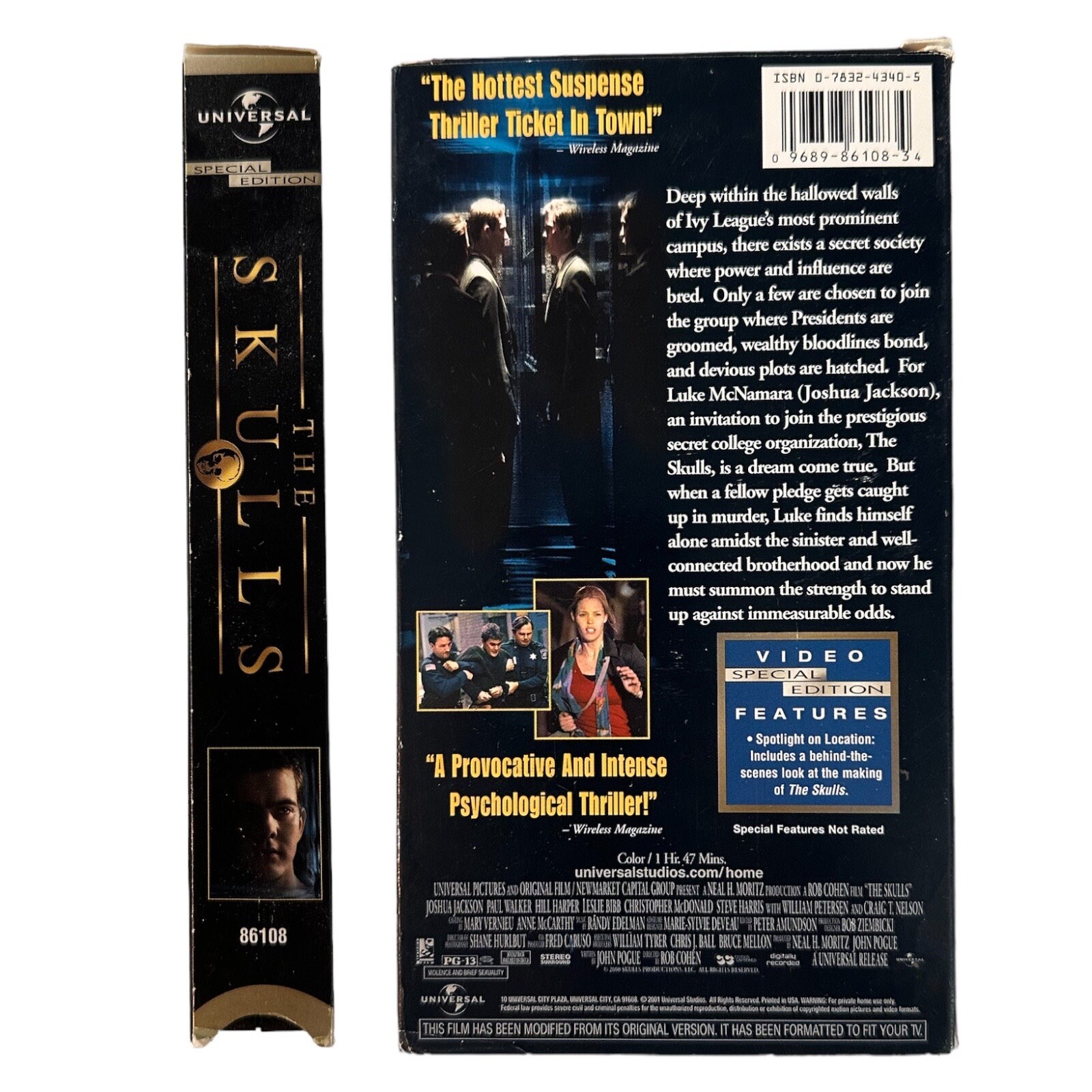 The Skulls VHS Tape - Etsy