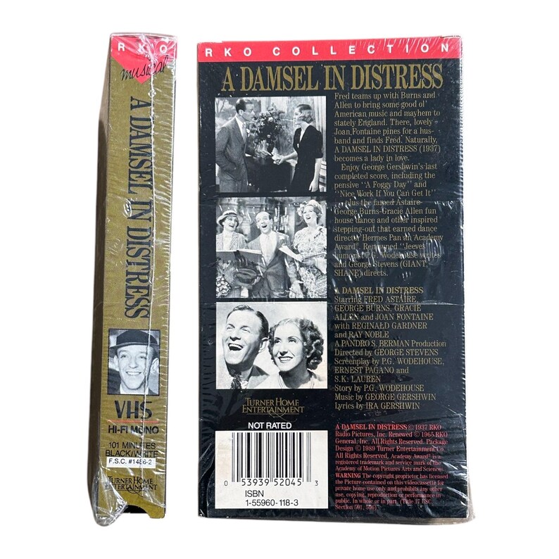 A Damsel in Distress VHS Tape - Etsy