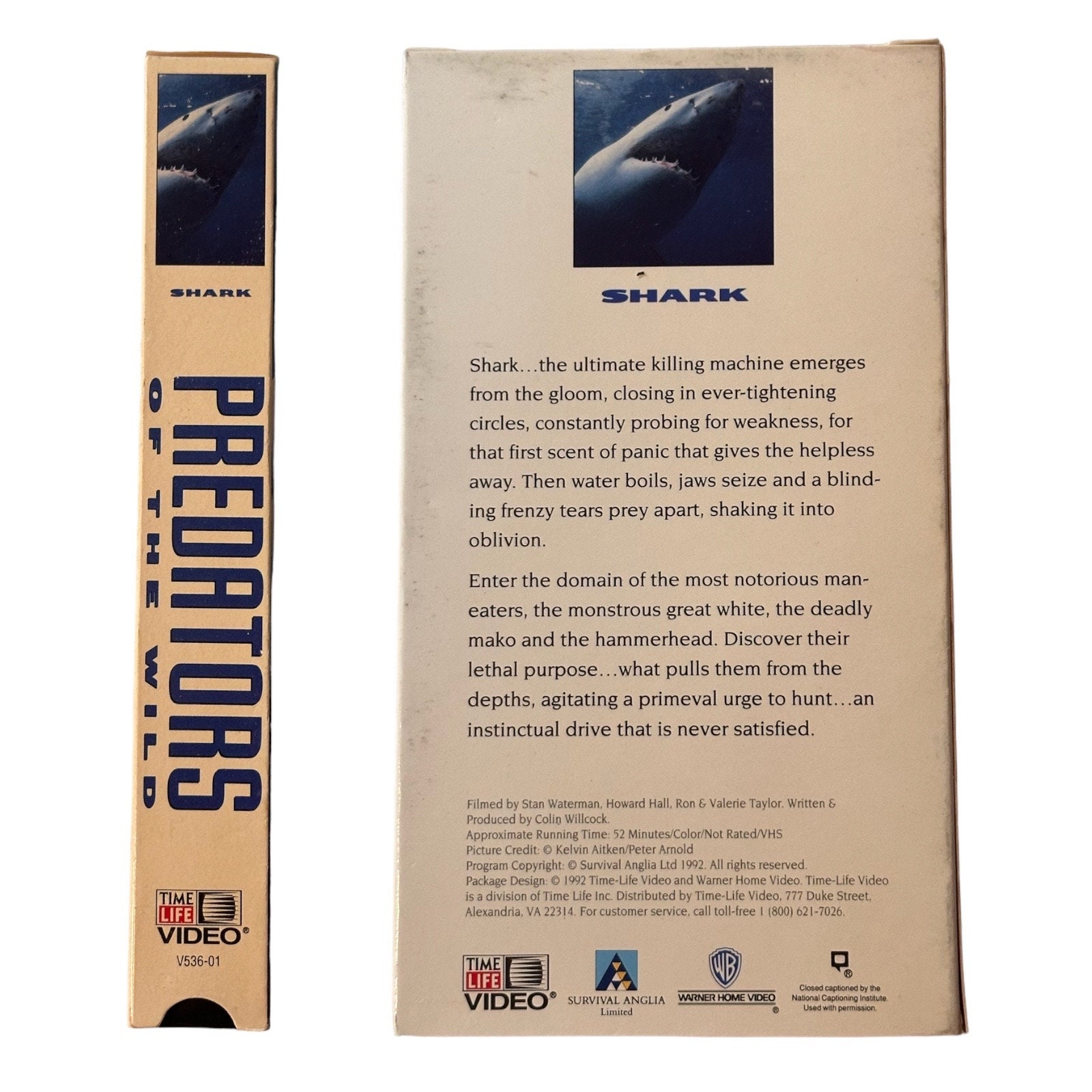 Predators of the Wild: Shark VHS Tape - Etsy