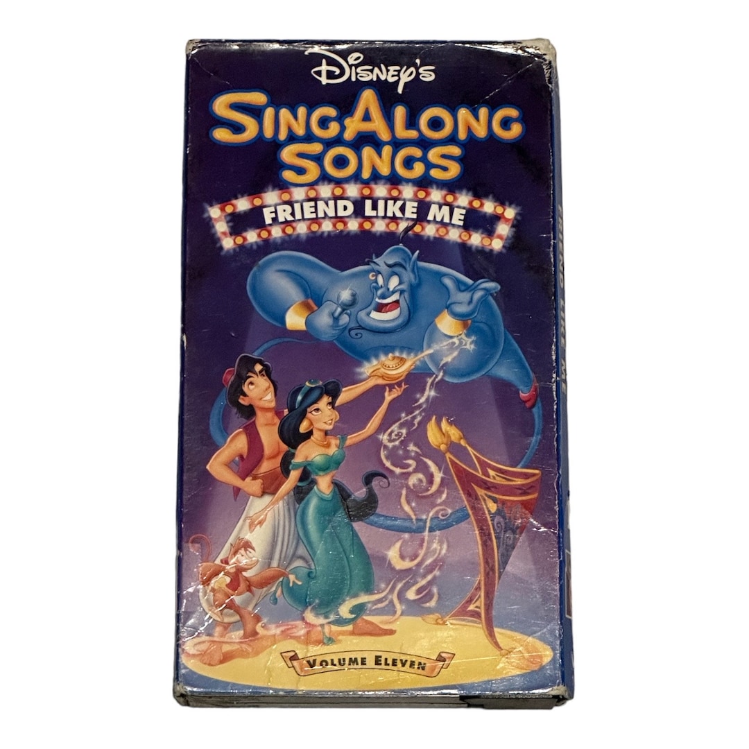 Disneys Sing Along Songs Friend Like Me VHS Tape - Etsy