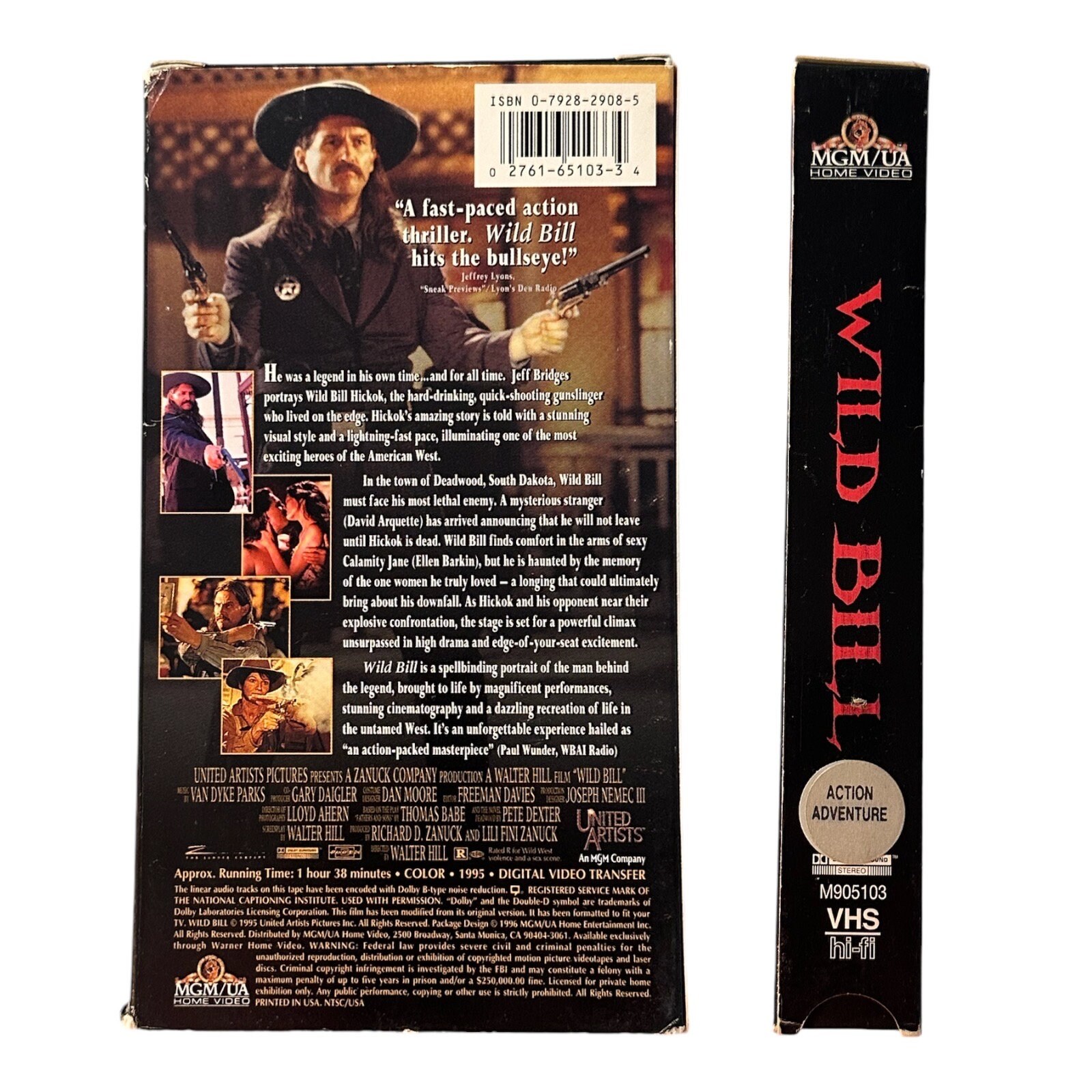 Wild Bill VHS Tape - Etsy