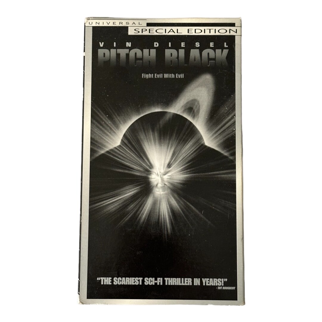 Pitch Black VHS Tape - Etsy