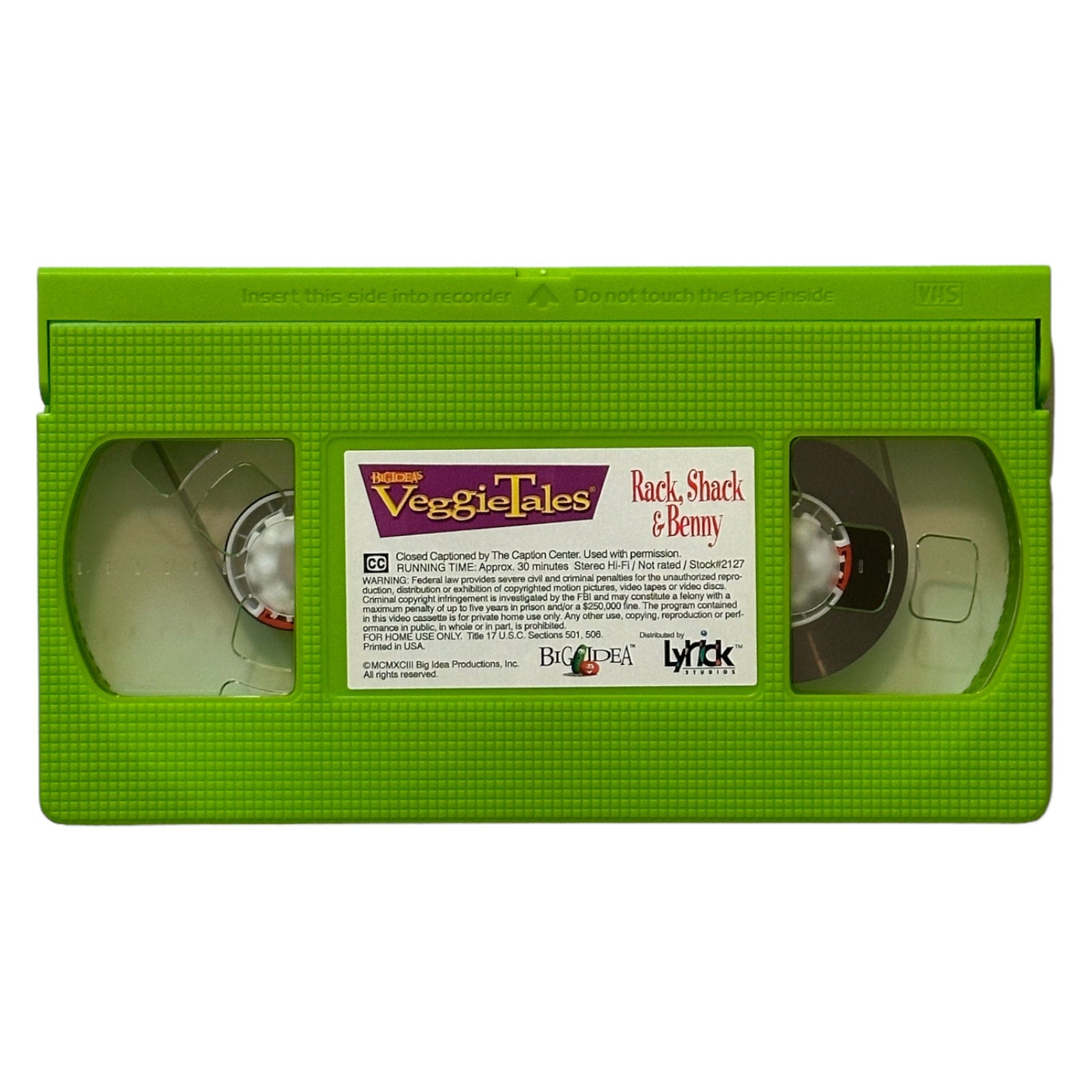 Veggietales: Rack, Shack and Benny VHS Tape - Etsy