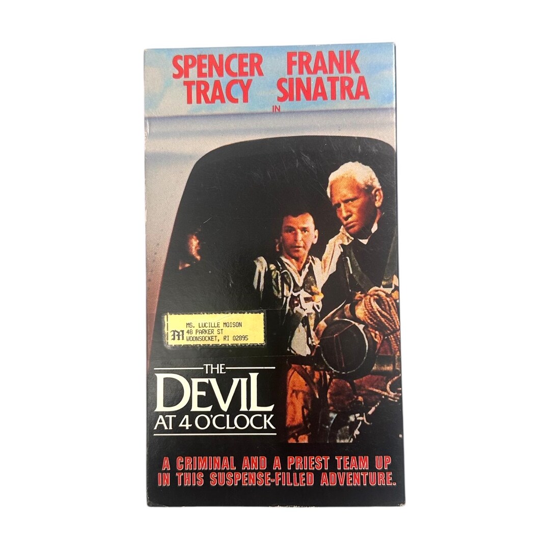 The Devil at 4:00 O’clock VHS Tape - Etsy