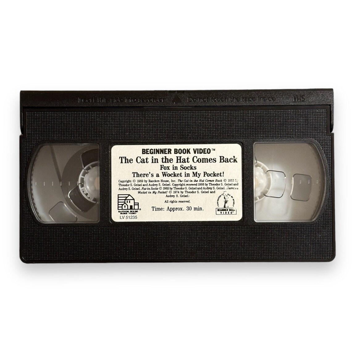 The Cat in the Hat Comes Back VHS Tape - Etsy