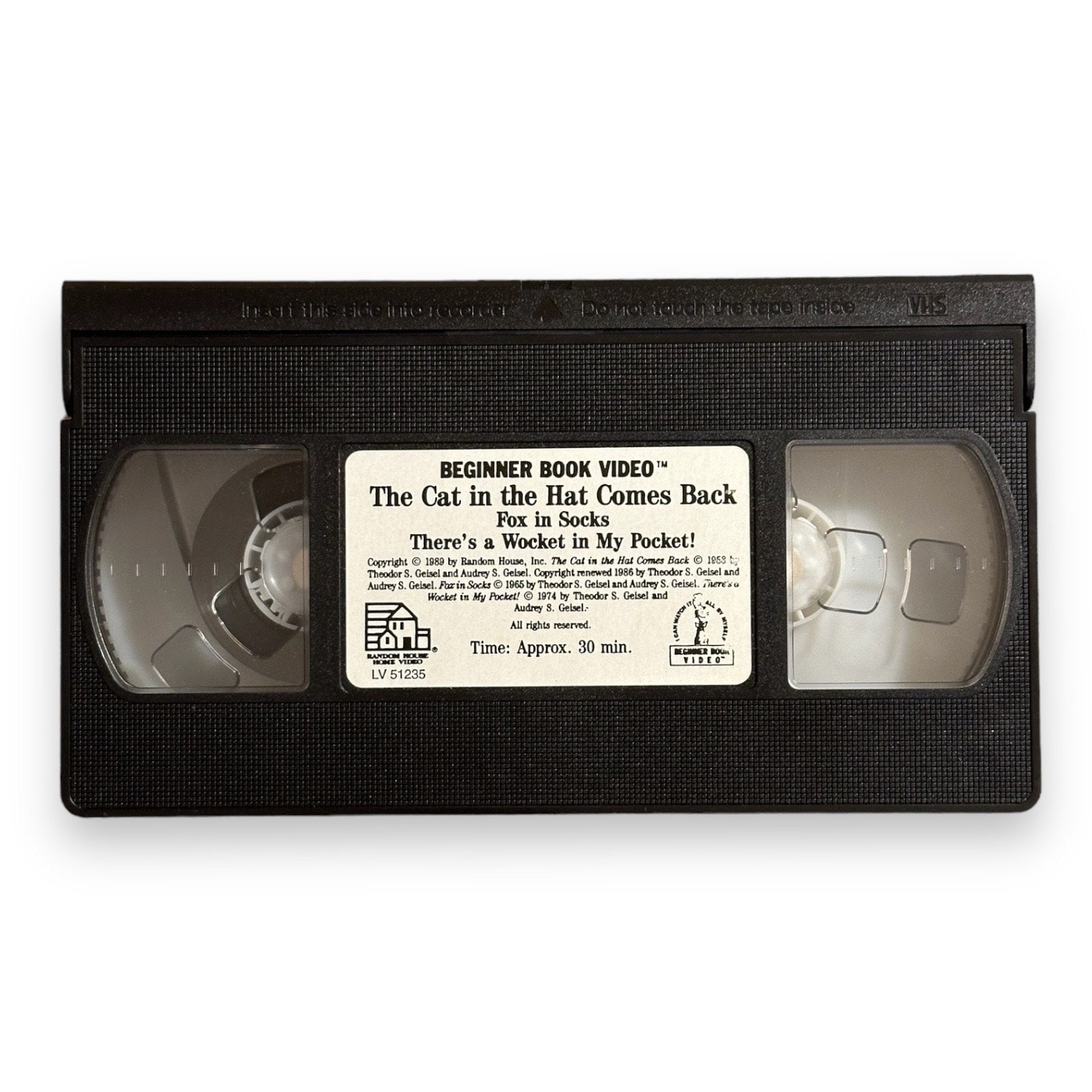 The Cat in the Hat Comes Back VHS Tape - Etsy