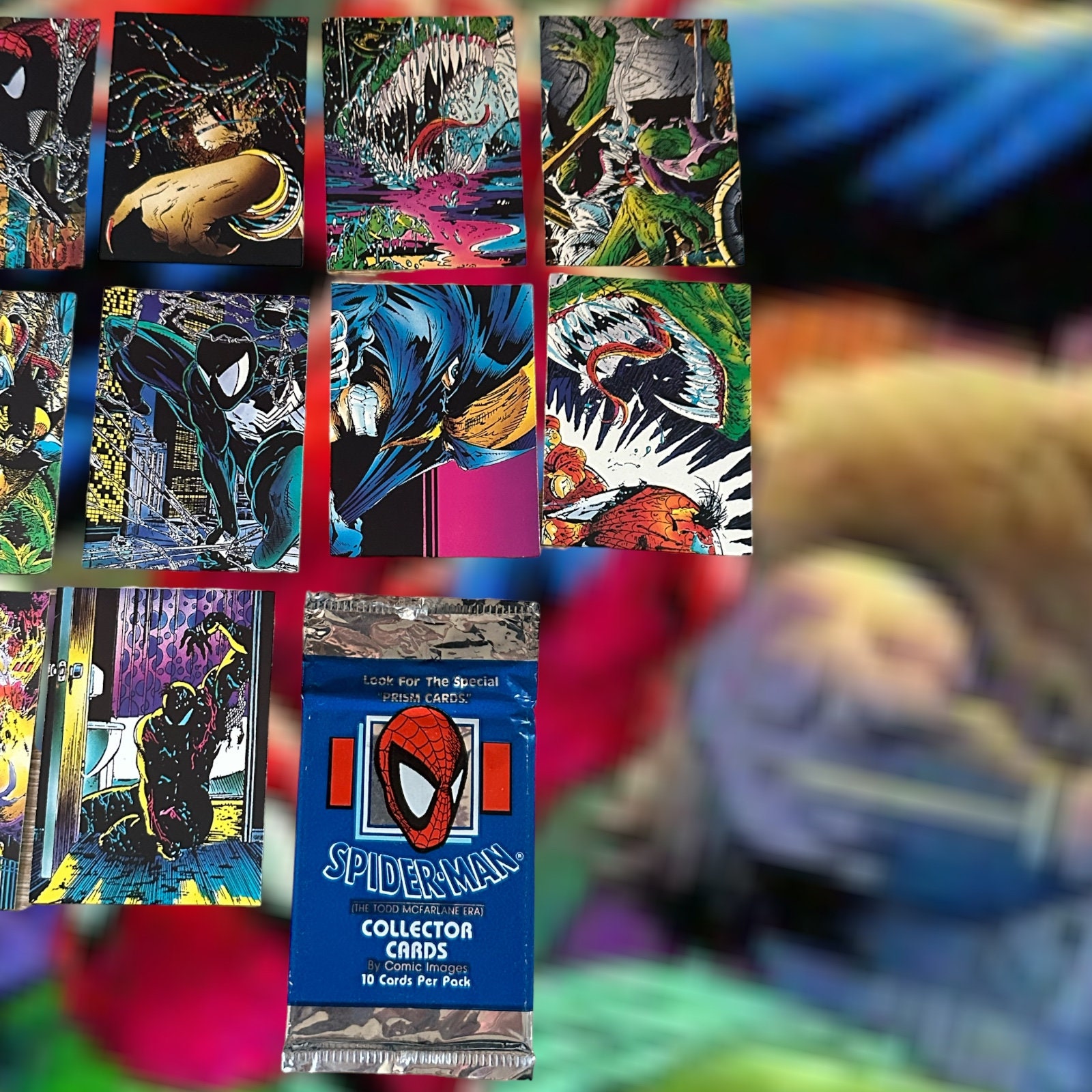 Spider-man 1992 10 Collector Card Set - Etsy