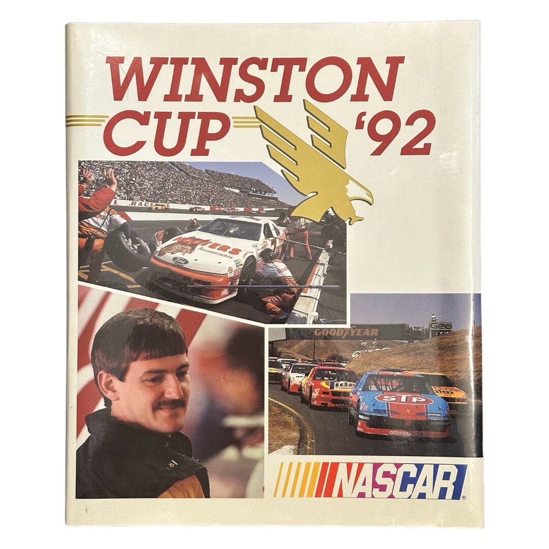 Winston Cup ‘92 NASCAR Hardcover Book - Etsy
