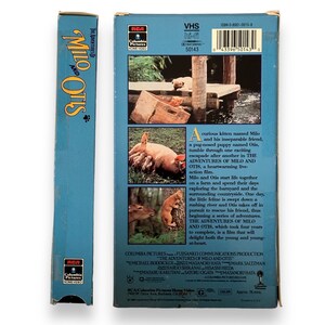 Milo and Otis VHS Tape - Etsy