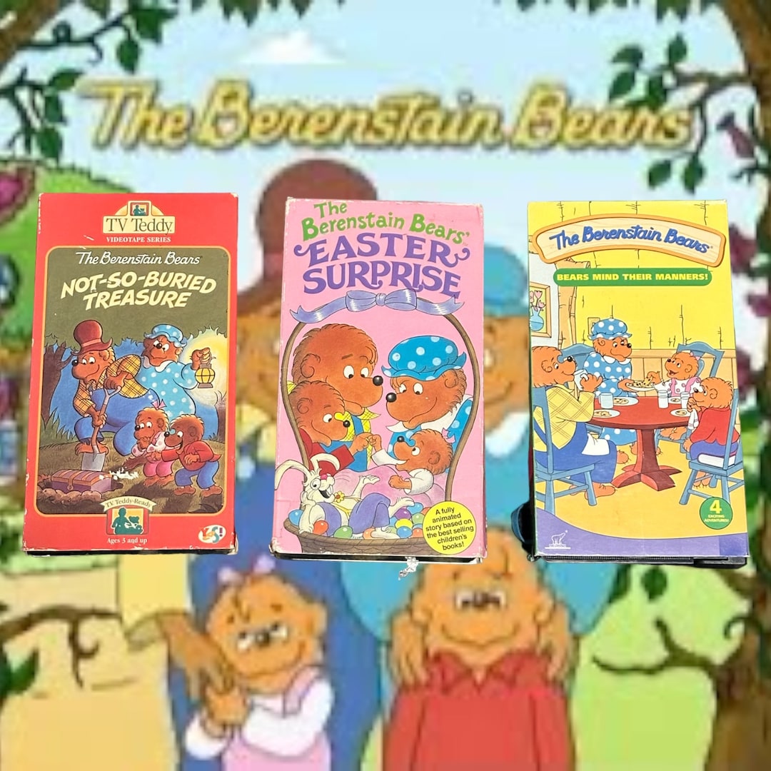 The Berenstain Bears VHS Tape Bundle - Etsy
