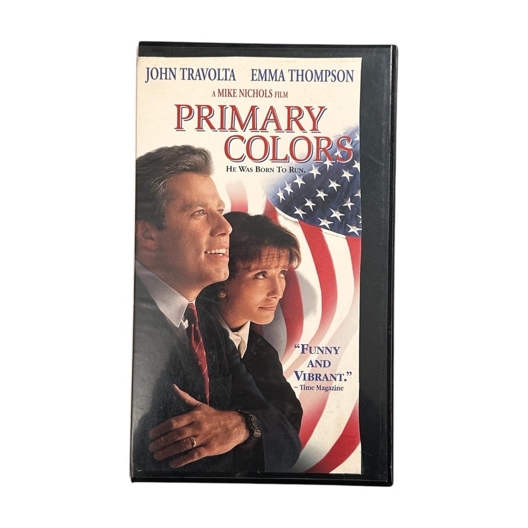 Primary Colors Hard Case VHS Tape - Etsy
