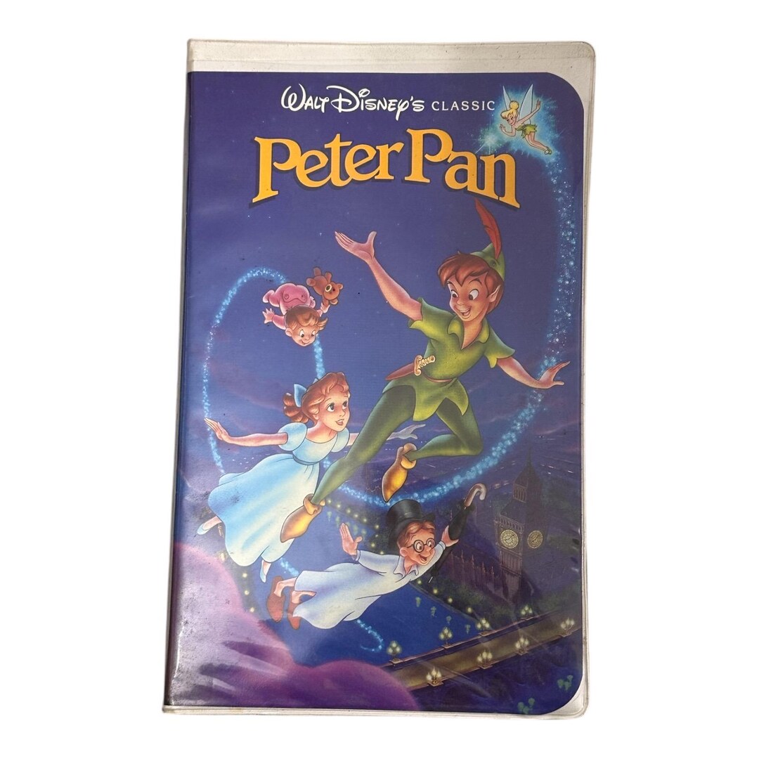 Peter Pan Clamshell Case VHS Tape - Etsy