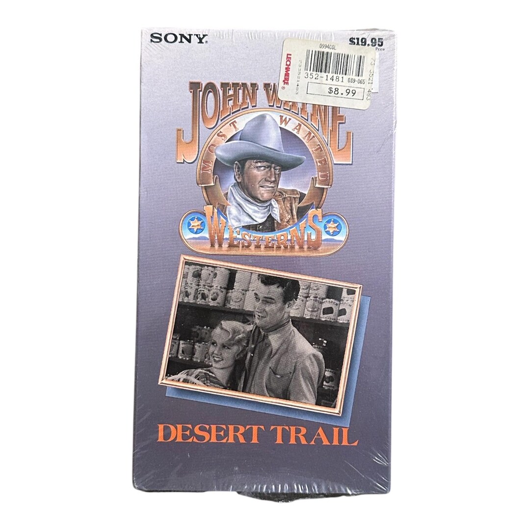 John Wayne Westerns: Desert Trail VHS Tape - Etsy