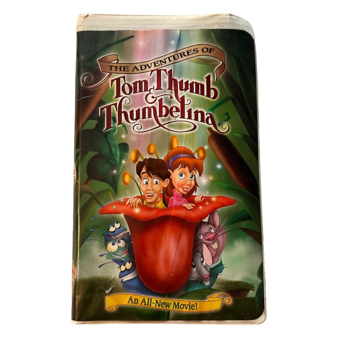 The Adventures of Tom Thumb & Thumbelina Clamshell Case VHS Tape - Etsy