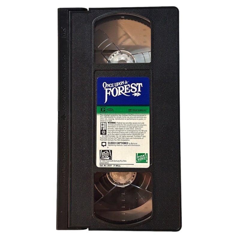 Once Upon A Forest VHS Tape - Etsy