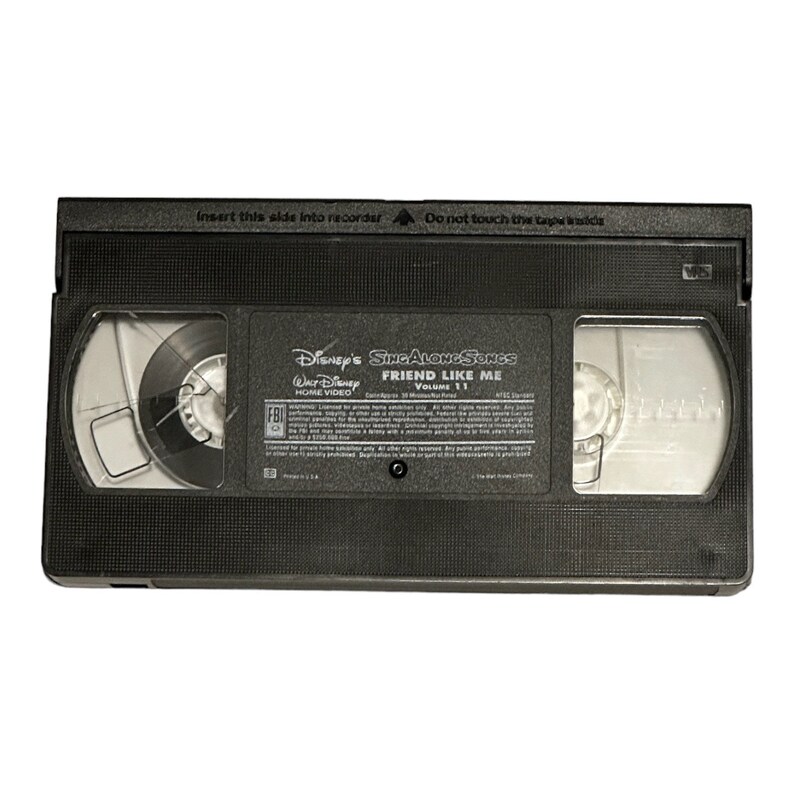 Disneys Sing Along Songs Friend Like Me VHS Tape - Etsy