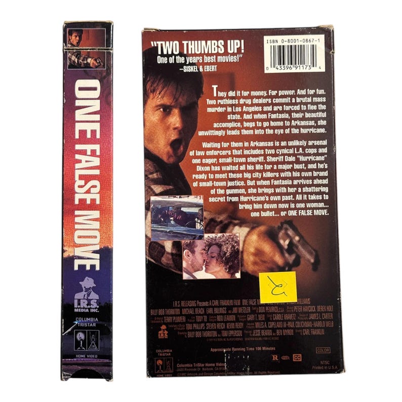 One False Move VHS Tape - Etsy