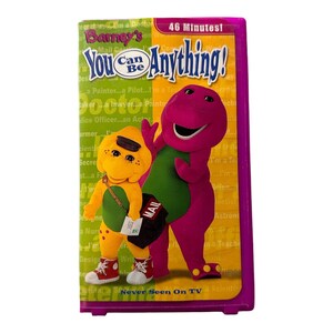 Barneys You Can Be Anything Hard Case VHS Tape - Etsy