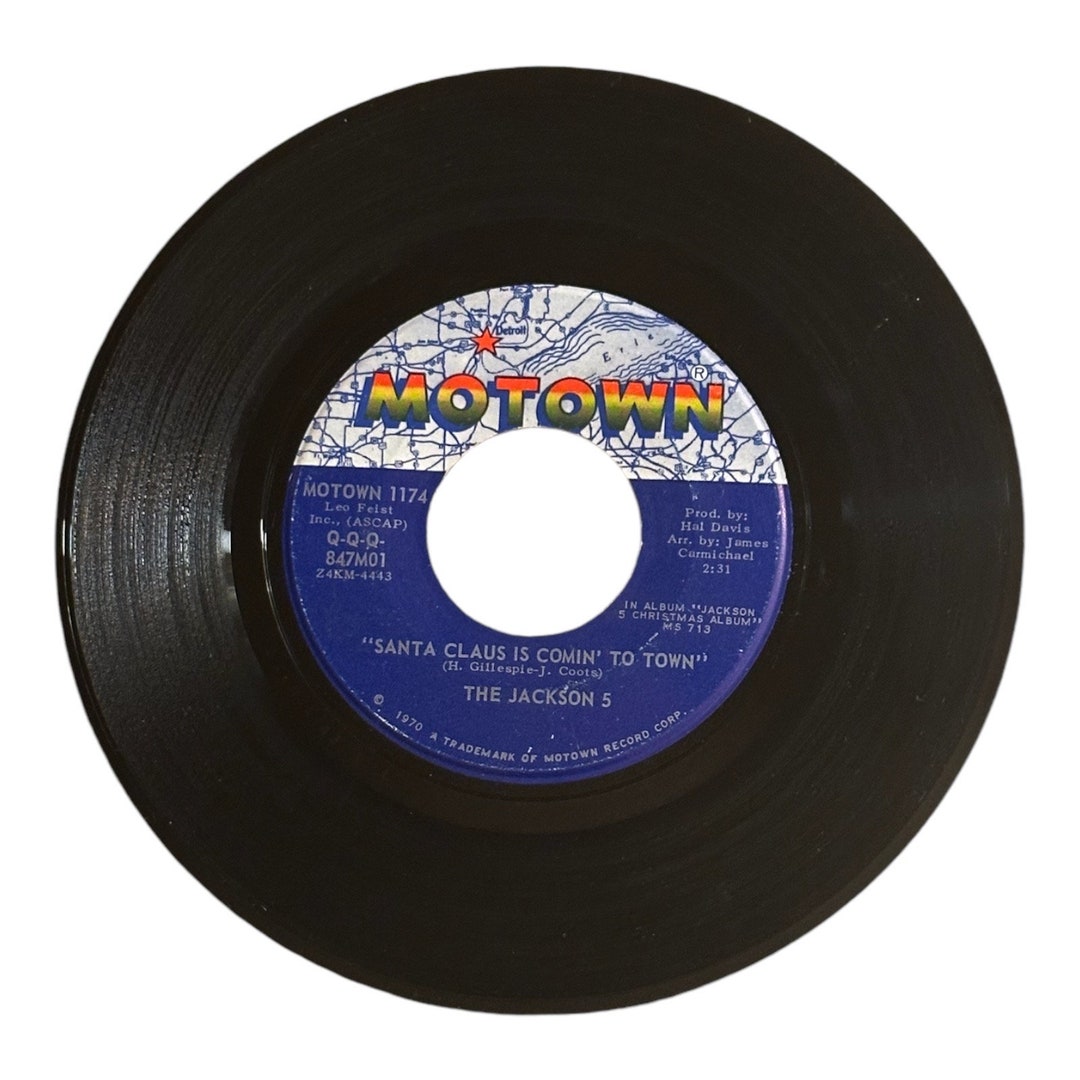 The Jackson 5: Santa Claus is Coming to Town Vinyl Record - Etsy