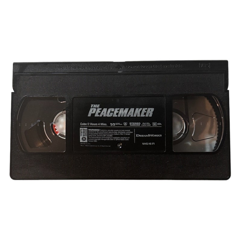 The Peacemaker VHS Tape - Etsy