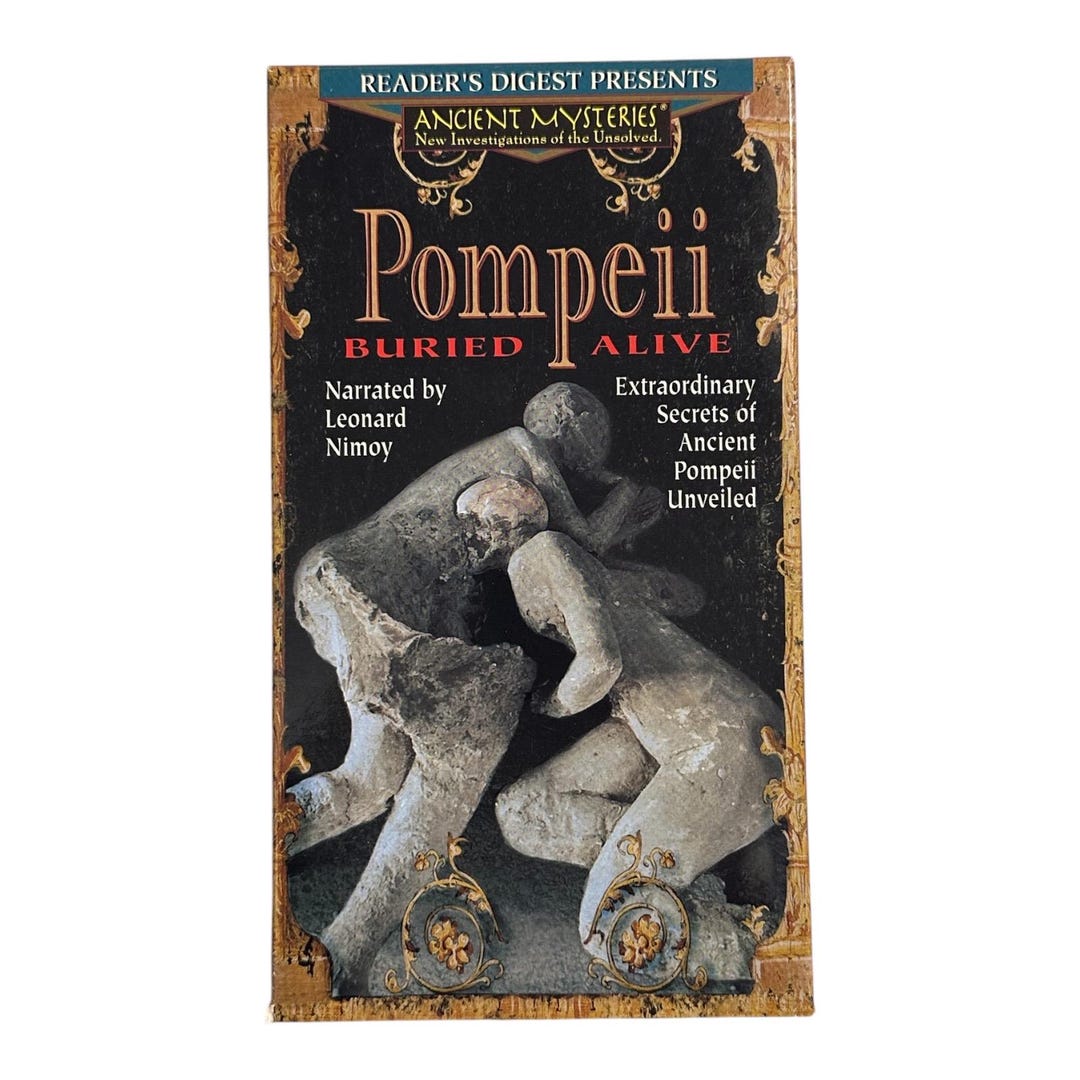 Pompeii: Buried Alive VHS Tape - Etsy