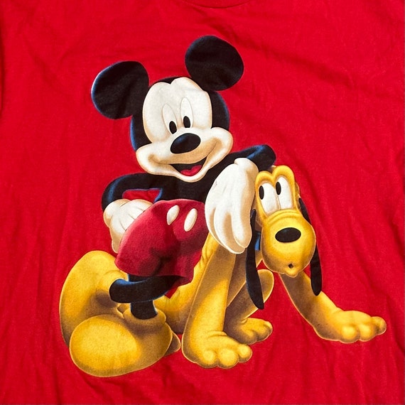 Men’s Mickey Unlimited Mickey Mouse & Pluto T-Shirt - Gem
