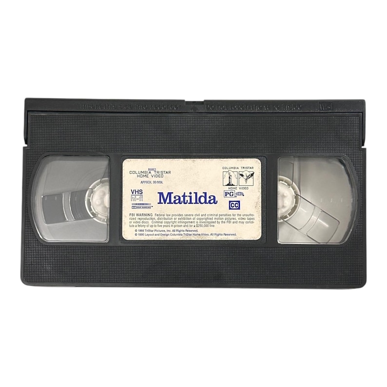 Matilda VHS Tape - Etsy