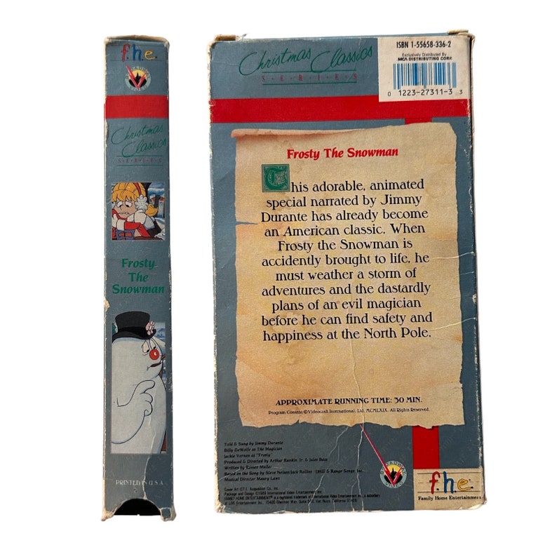 Frosty the Snowman VHS Tape - Etsy
