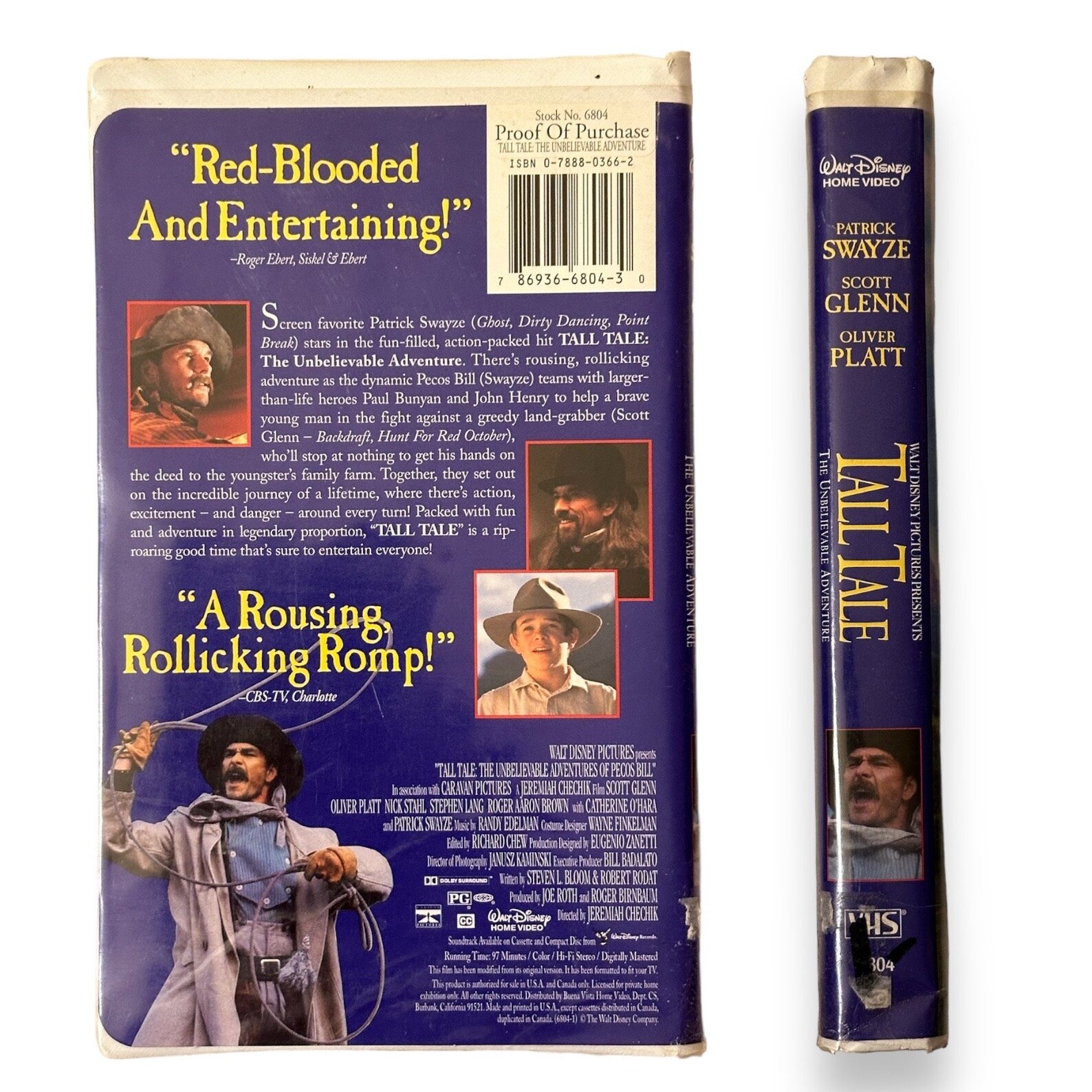 Tall Tale Clamshell Case VHS Tape - Etsy