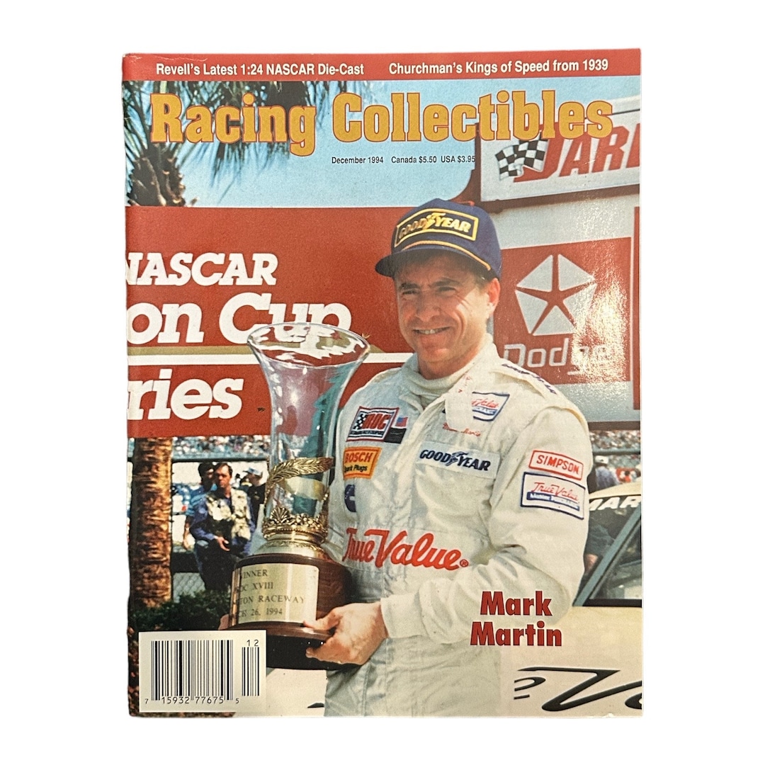 Racing Collectibles December 1994 Edition NASCAR Magazine - Etsy