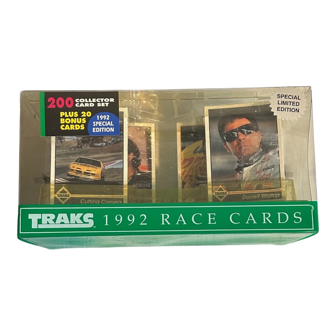 Traks 1992 Collectible Racing Card Set - Etsy