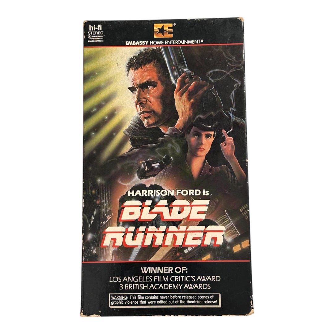 Blade Runner VHS Tape - Etsy
