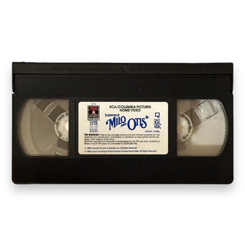 Milo and Otis VHS Tape - Etsy