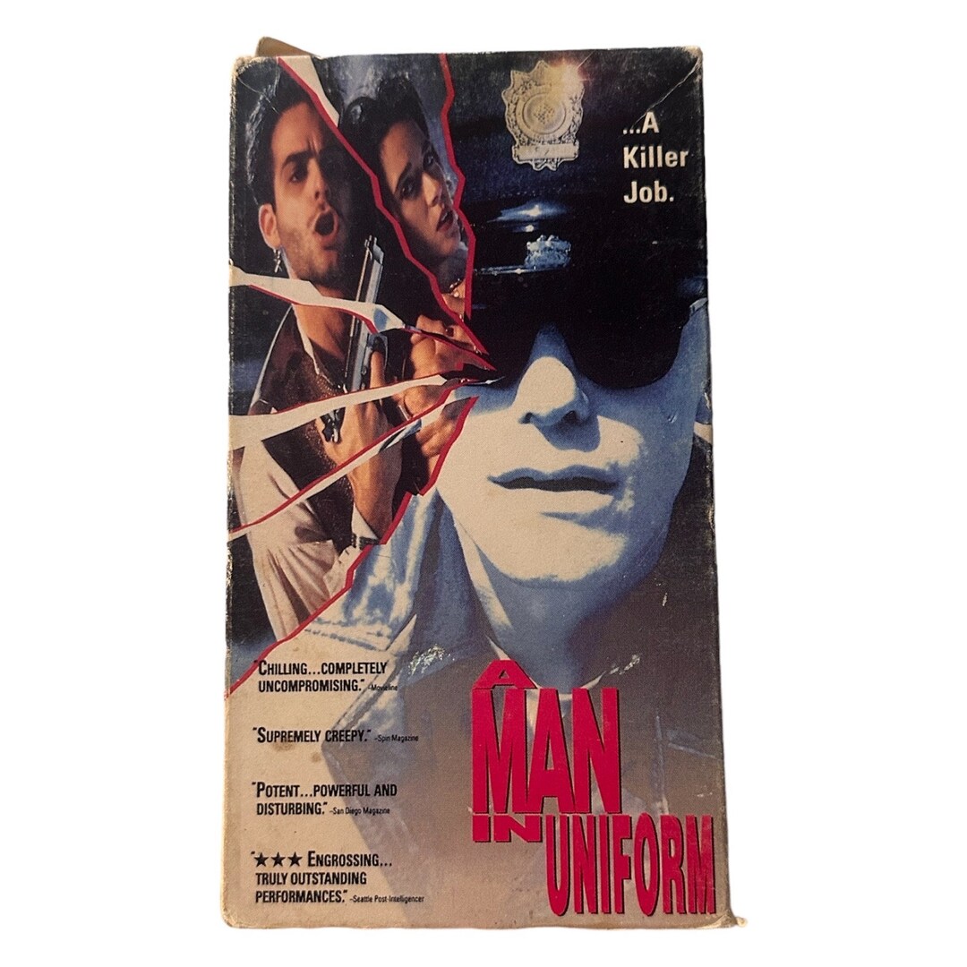 A Man in Uniform VHS Tape - Etsy